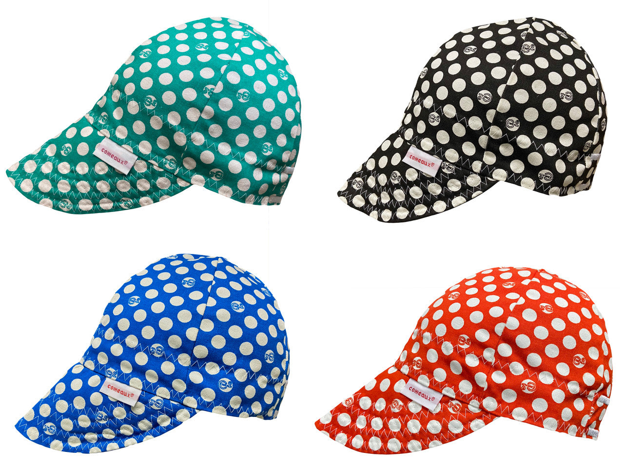 Polka Dots Reversible Welding Cap 2000 | Comeaux Caps